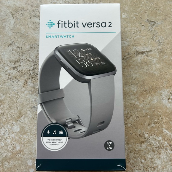 fitbit | Wearables | Fitbit Gray Smartwatch Versa 2 Sleek Design | Poshmark